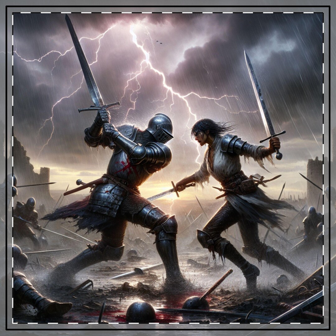 Medieval Battle Custom Shape Magnets, Historical Fantasy Fridge Magnets ...