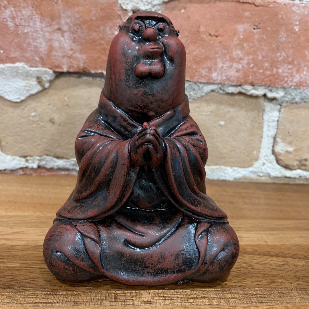Peter Griffin Buddha Red Antiqued Family Guy Statue Original Sculpt and ...