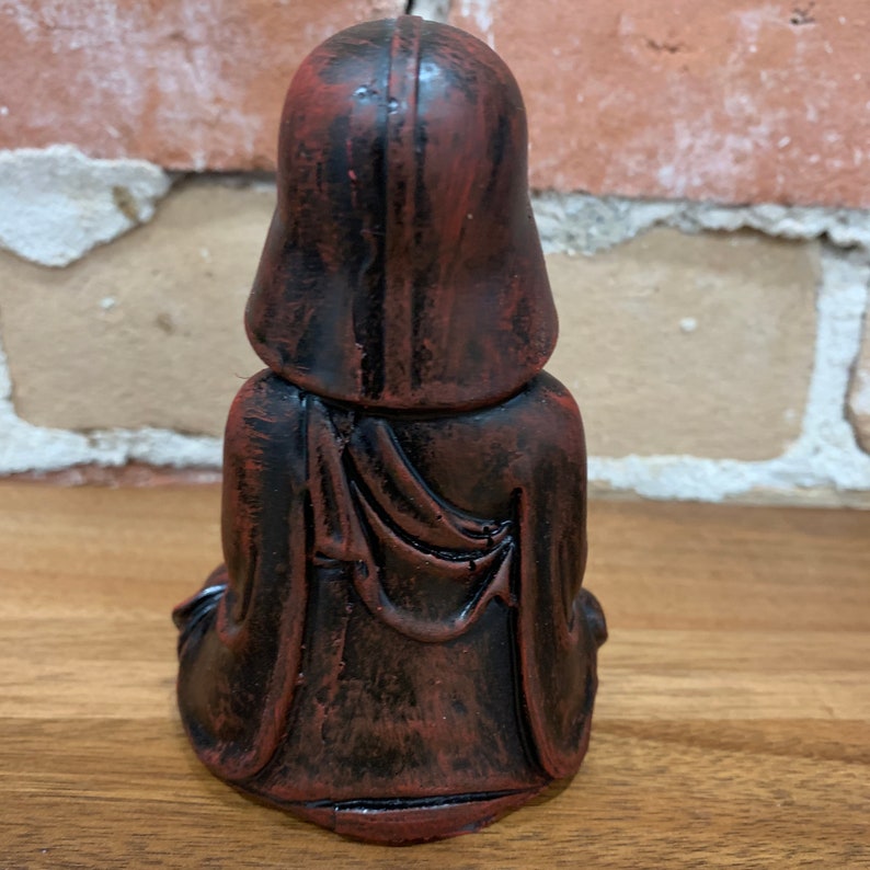 Red Darth Vader Buddha Statue – Original Hand Cast Sculpture - Etsy