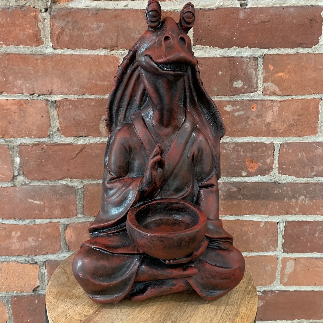 Jar Jar Binks Buddha Red Large Statue Star Wars - Etsy