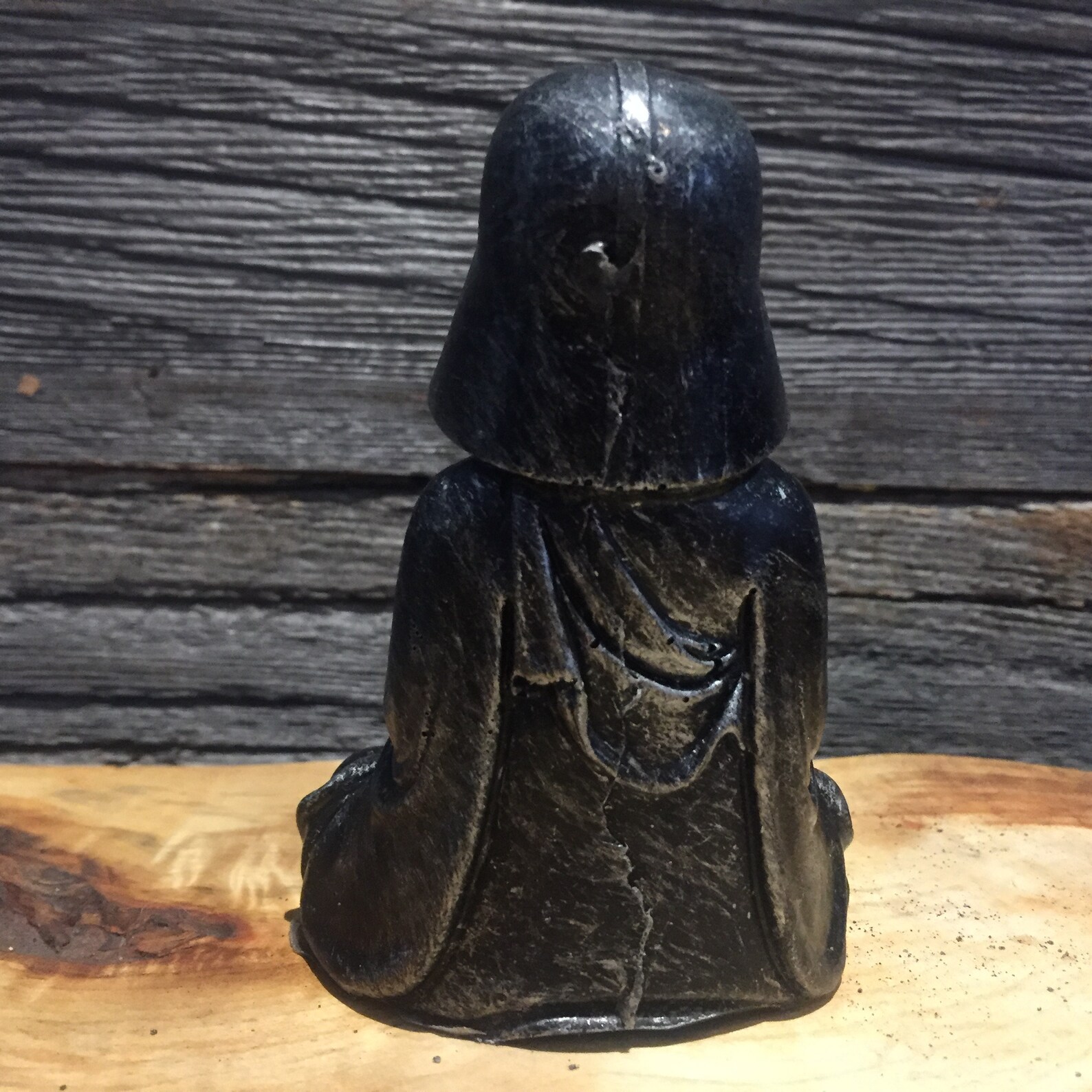 Silver Darth Vader Buddha Statue Original Darth Buddha Sculpt and Cast ...