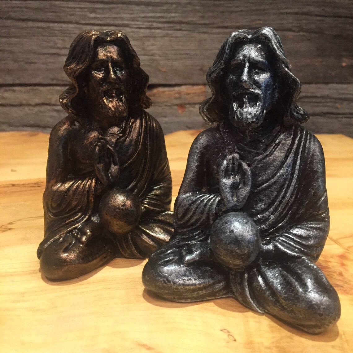 Silver Dude Buddha the Dude the Big Lebowski Statue Original Sculpt and ...