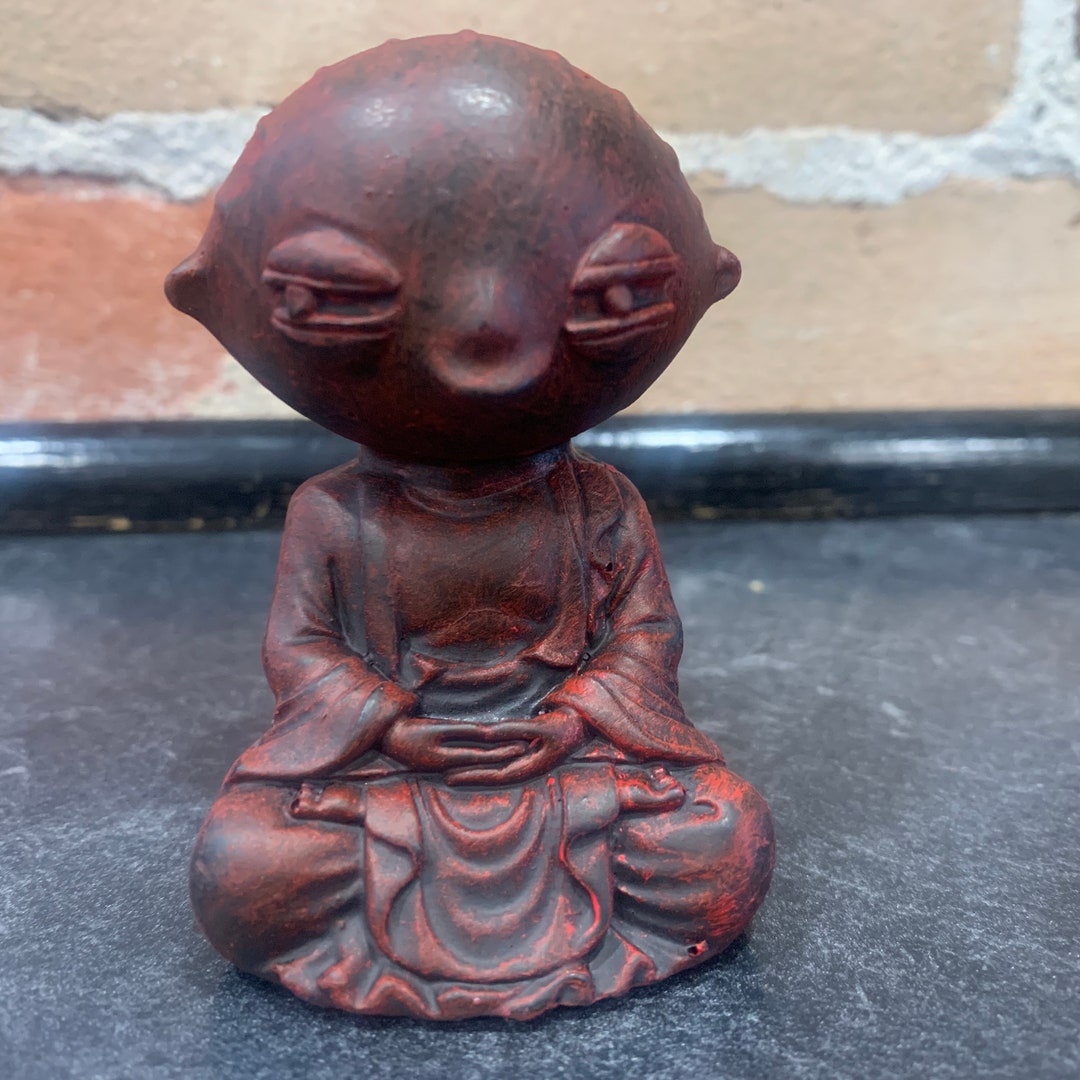 Stewie Buddha Red Antiqued Family Guy Statue - Etsy