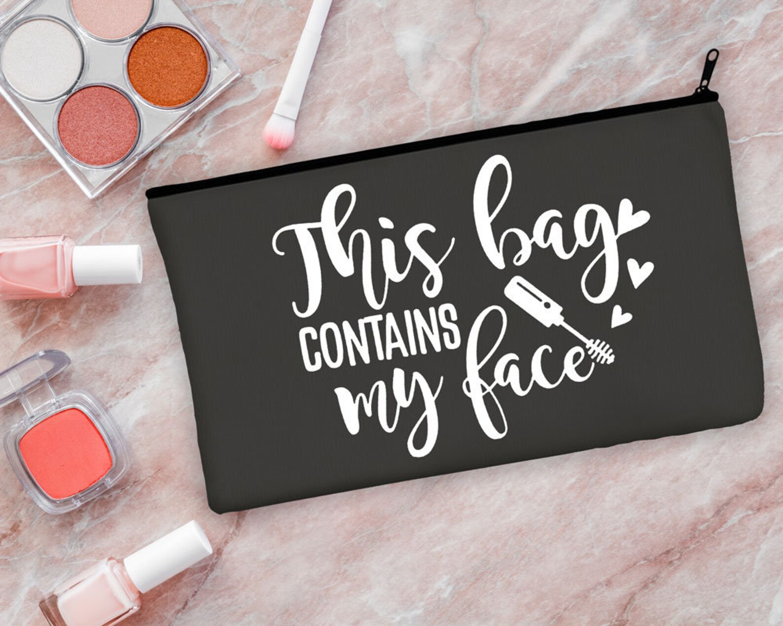 This Bag Contains My Face Pouch - Etsy