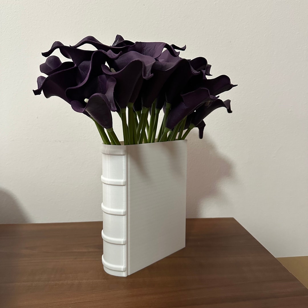 Book-shaped Plastic Vase - Etsy