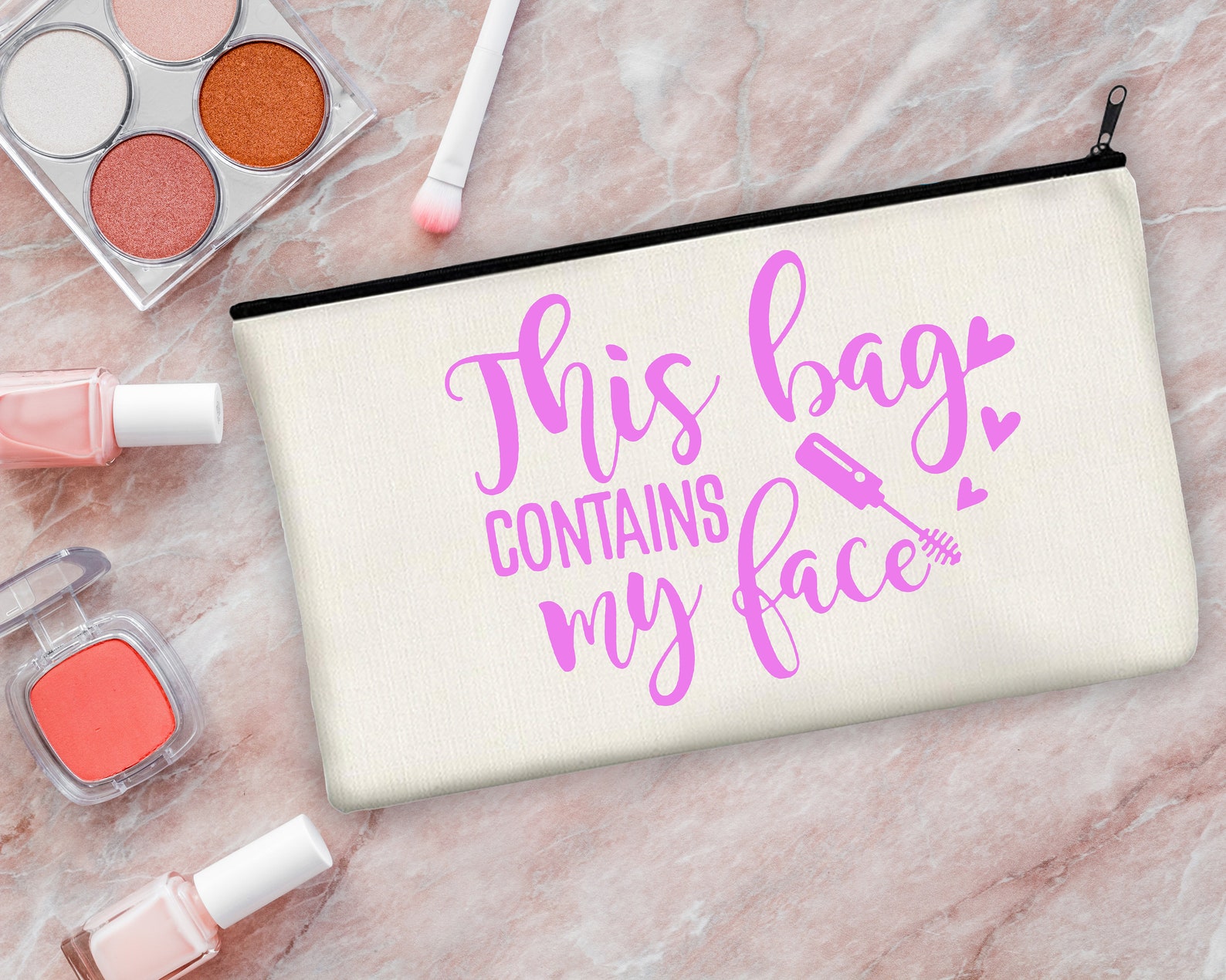 This Bag Contains My Face Pouch - Etsy
