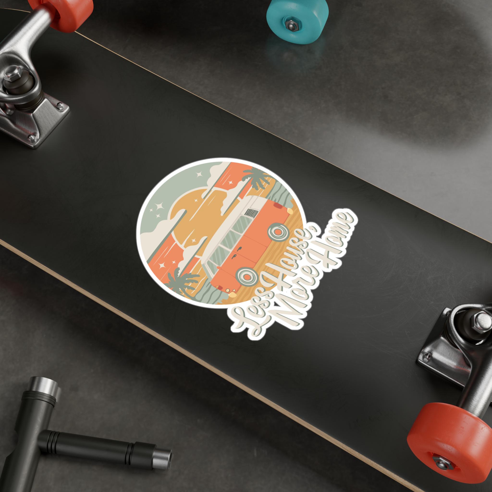 Less House, More Home Vinyl Sticker Decals Tiny Living Vanlife Nomad ...