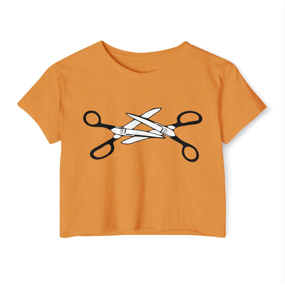 Scissors Crop Top, Womens LGBTQIA Summer Pride Festival Cropped Tee ...