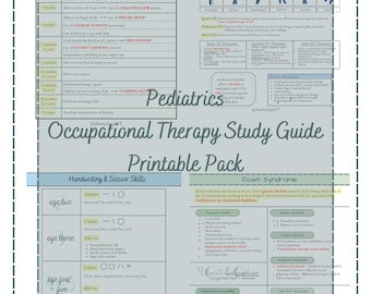NBCOT Spinal Cord Injury Study Guide Printable Bundle - Etsy