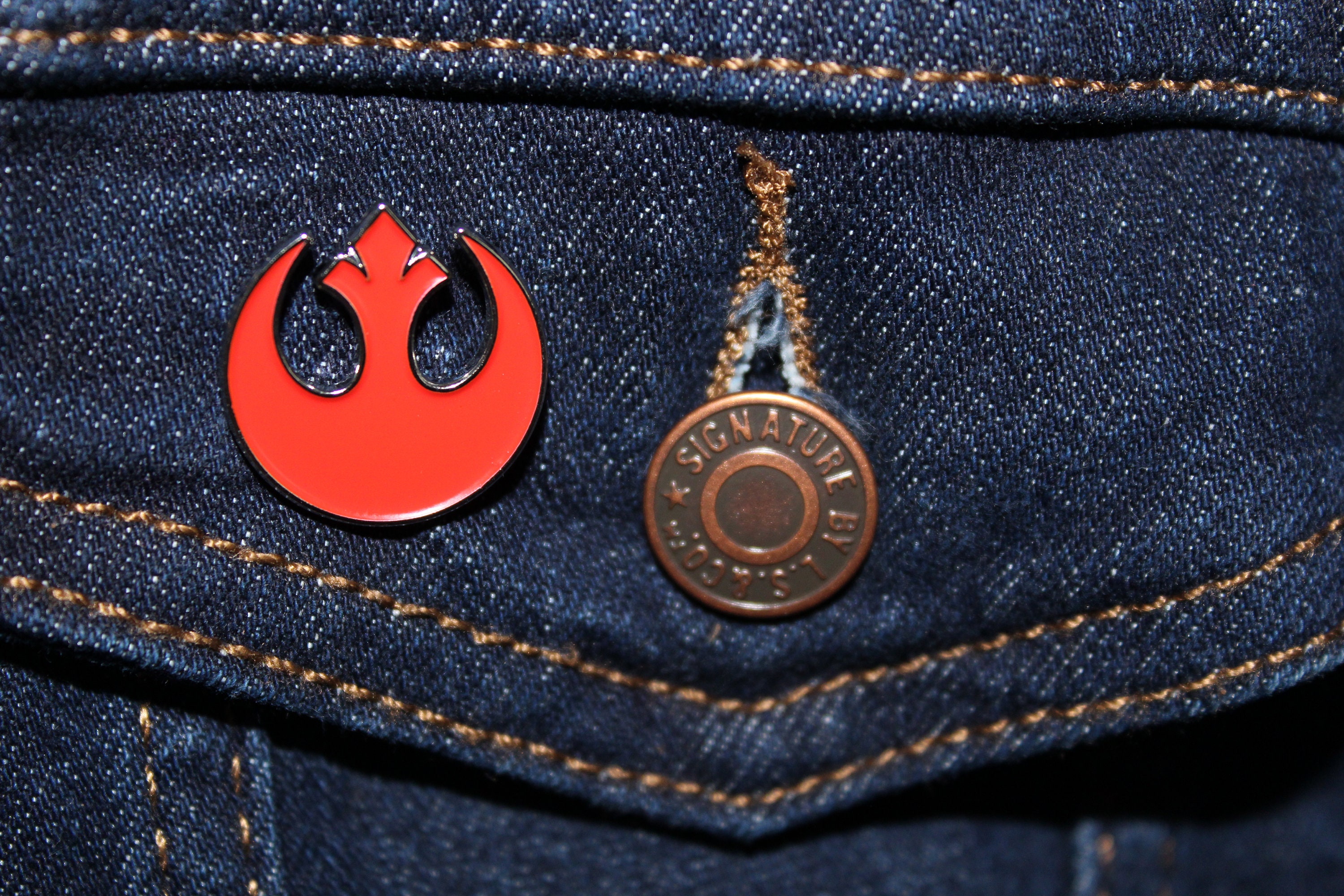 Rebel Alliance Starbird Alliance Crest Resistance Crest Enamel Metal ...