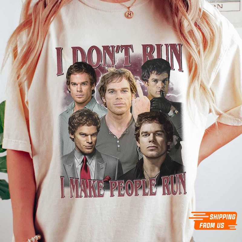 Dexter Middle Finger Shirt - Etsy