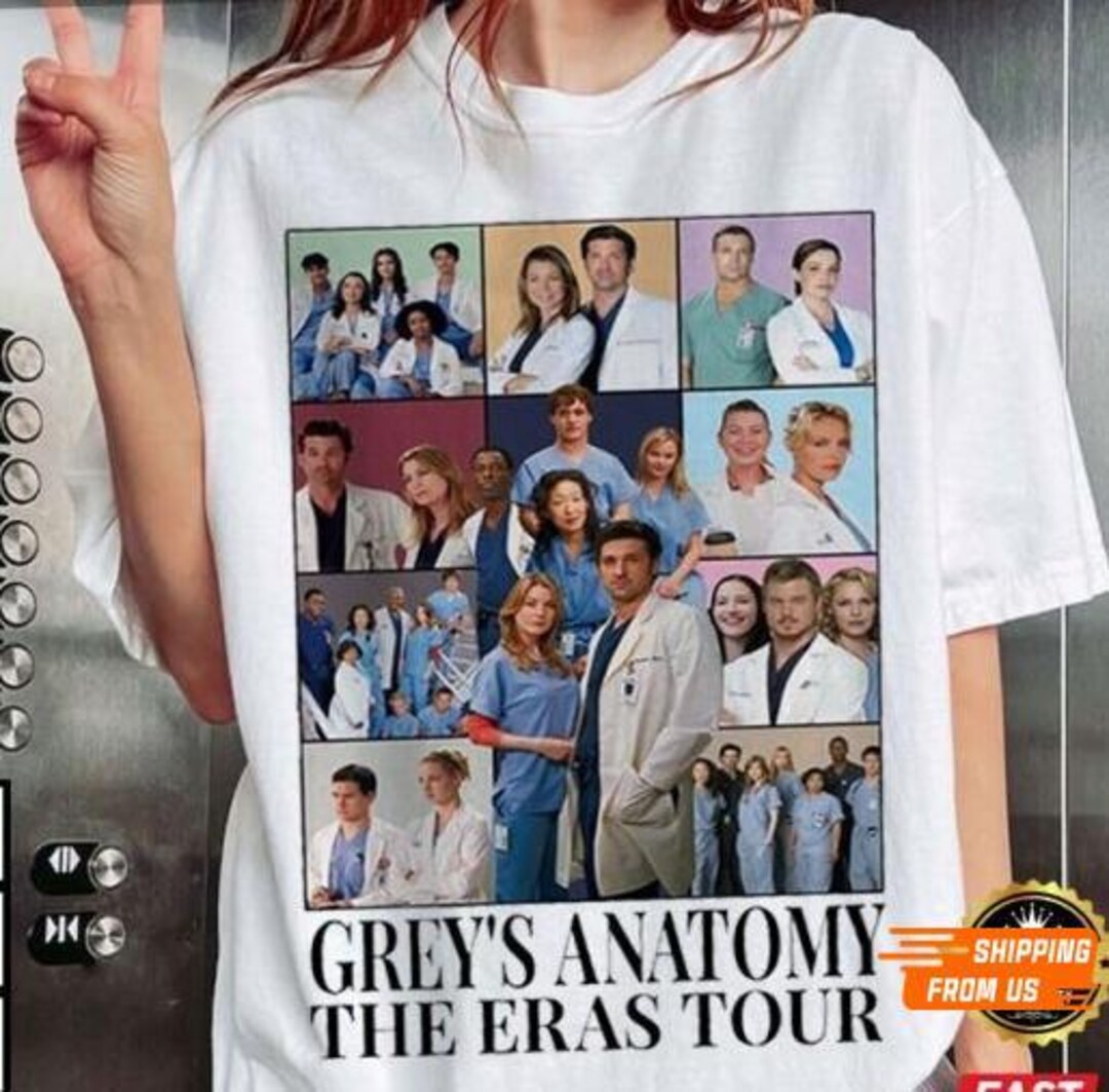 Grey's Anatomy the Eras Tour Shirt, the OG TV Series Tshirt, Greys ...