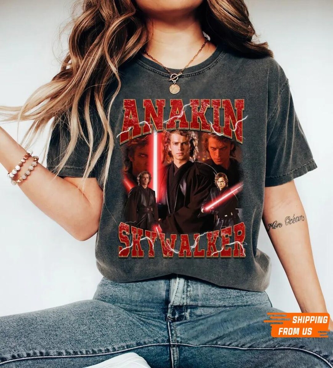 Comfort Colors Anakin Skywalker Graphic Shirt, Darth Vader Star Wars ...