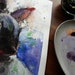Original Black Rex Bunny Rabbit Art Watercolor Painting Black Rabbit ...