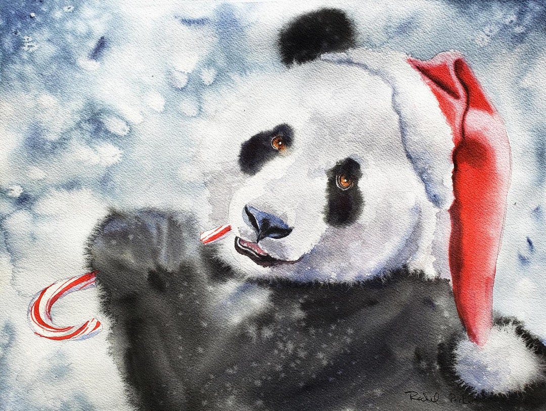Watercolor Painting Tutorial or Project of a Panda - Loose Painterly ...