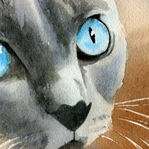 Tonkinese Tonk Siamese Cat Art Print of a Watercolor Painting Big Large ...