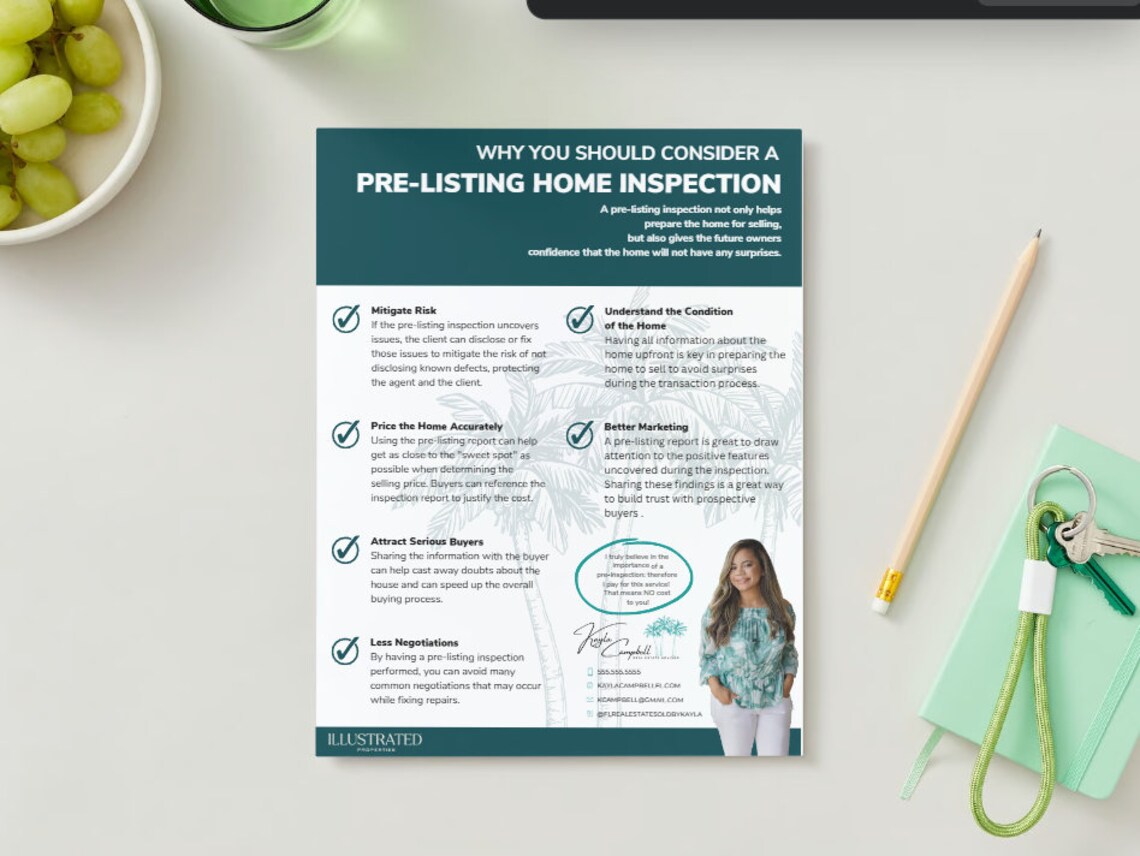 PRE-INSPECTION Flyer for Realtors - Etsy