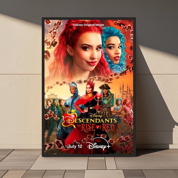 Descendants Rise of Red Poster - Etsy