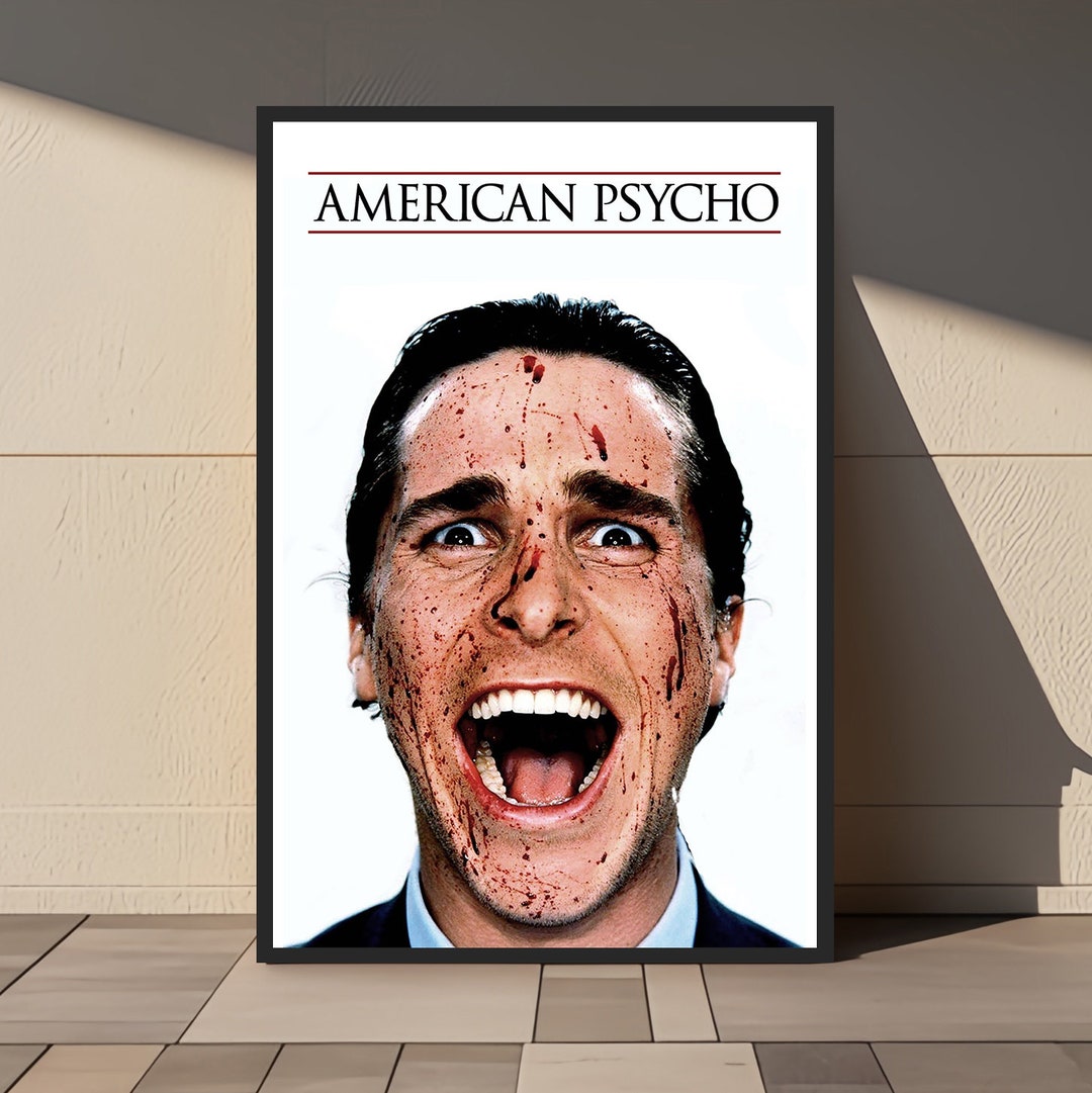American Psycho Movie Poster,room Decor,wall Art,home Decor,vintage ...