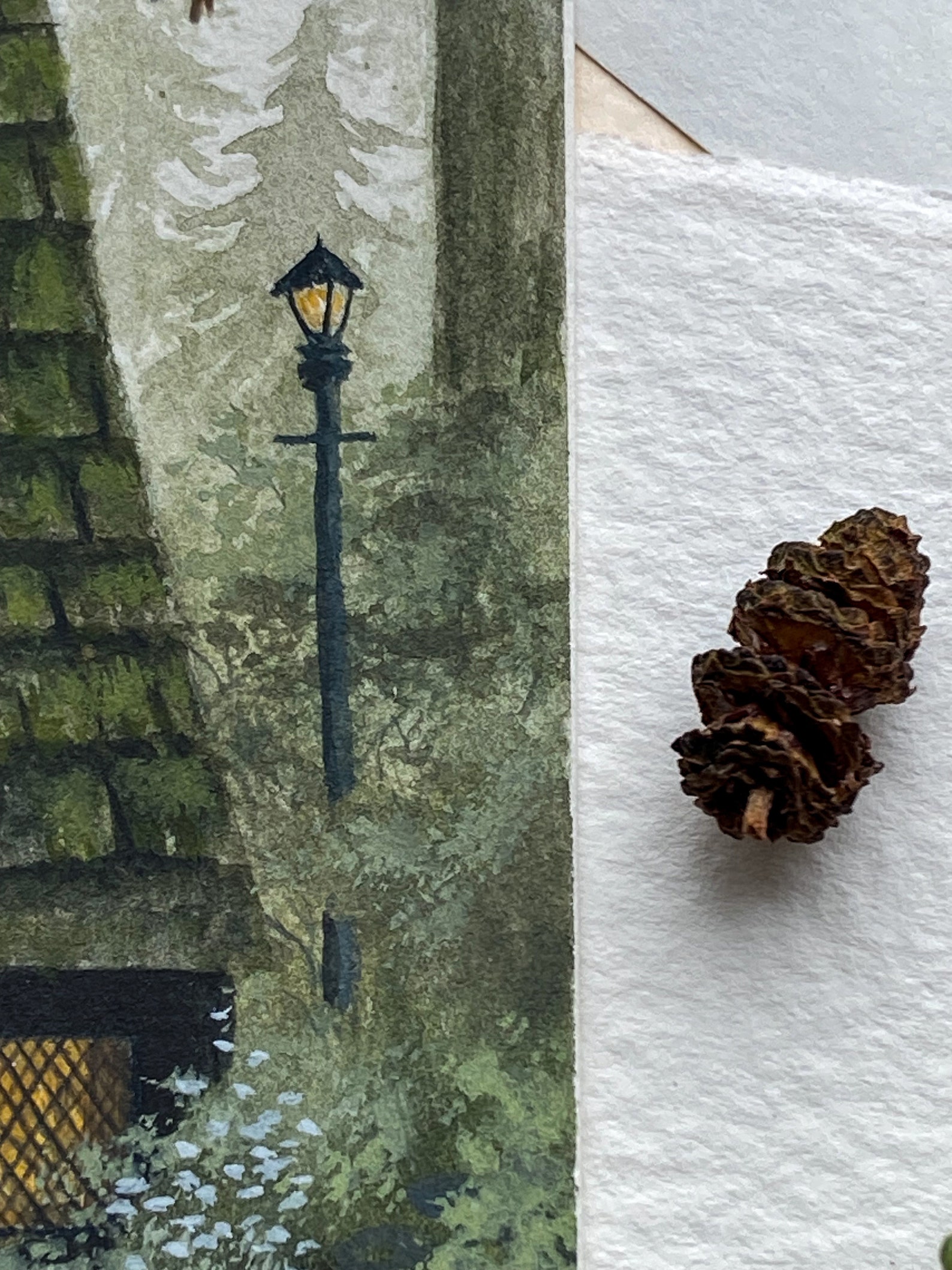 Witch Retreats - High Trees Cabin - Witches House Original Painting - Etsy
