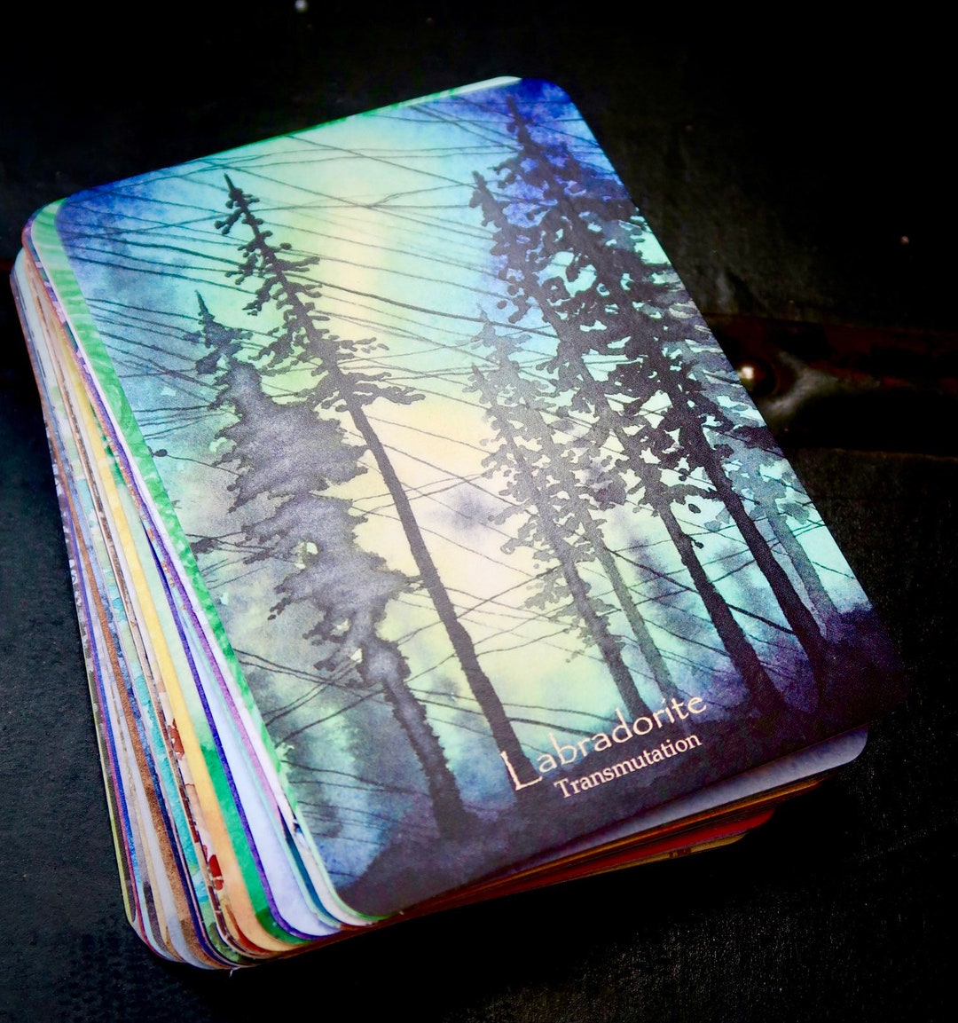 The Crystal Forests Intuitive Card Deck Genuine Meditation Yoga Oracle ...