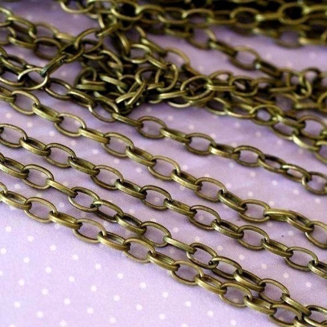 5 Feet Antique Bronze Cross Chains CHT003Y-AB - Etsy