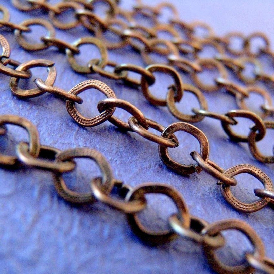 5 Feet Antique Copper Cross Chains CHT022Y-R - Etsy