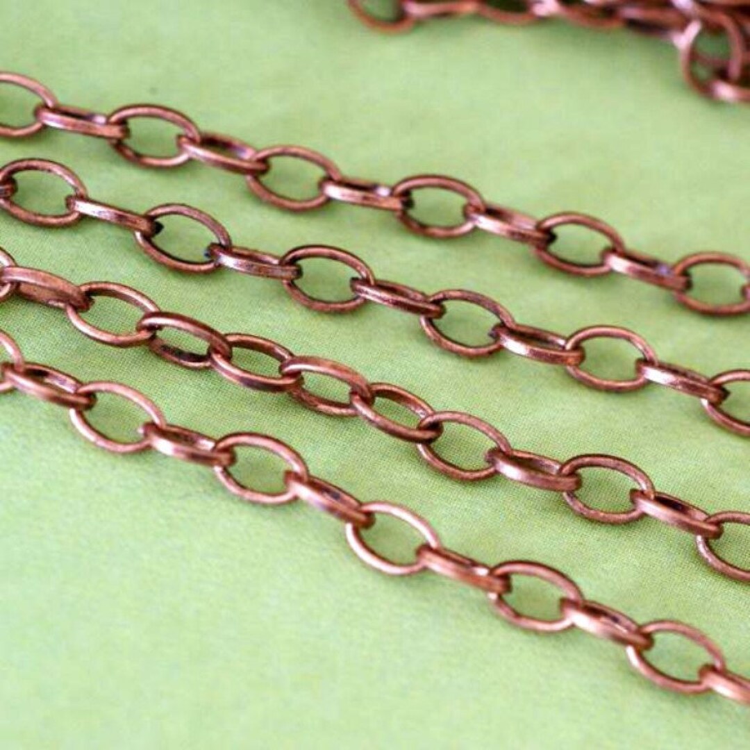 5 Feet Antique Copper Cross Chains CHT003Y-R - Etsy