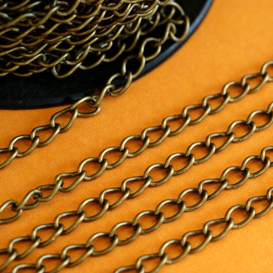 Sale 10 Feet Antique Bronze Twist Chains CH-1.0DK-AB - Etsy