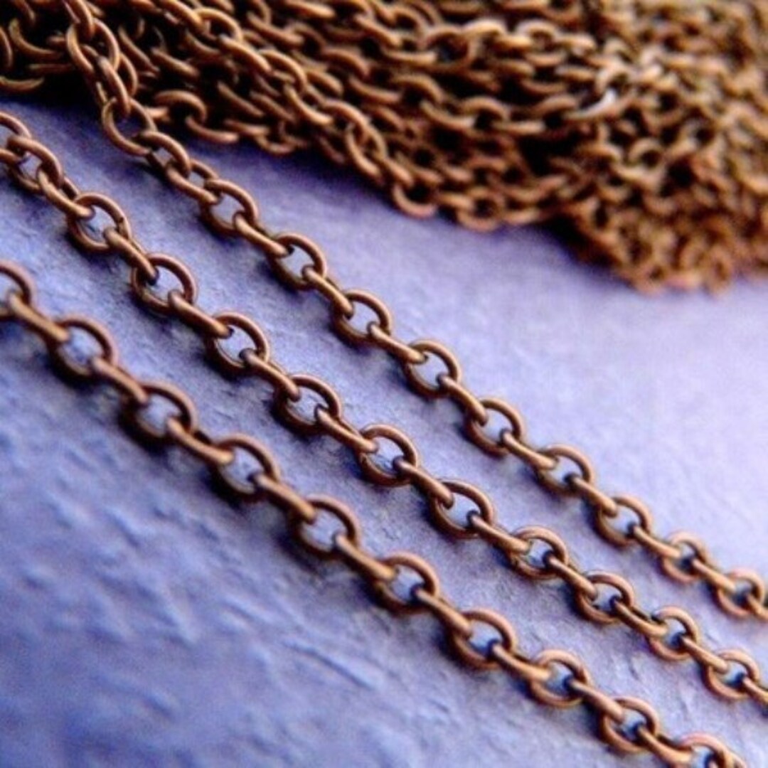 20 Feet Antique Copper Cross Chains CHT002Y-R - Etsy