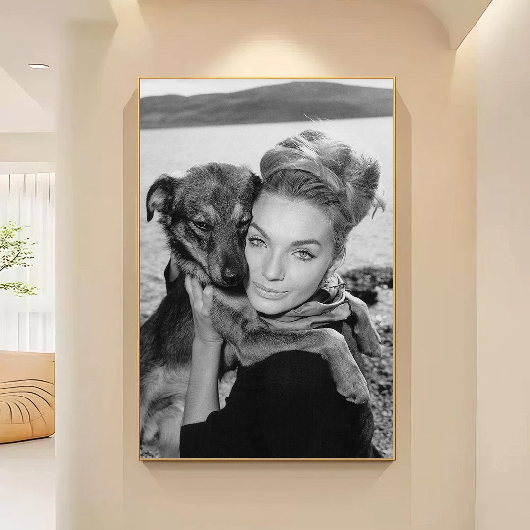 Maria Perschy Movie Star Portrait Poster, High Quality Canvas Poster ...