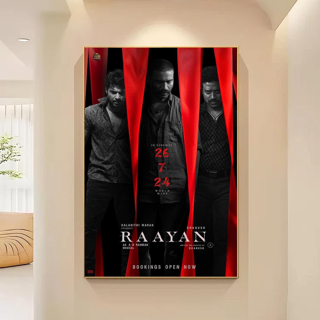 Raayan Poster, High Quality Canvas Poster Prints, Retro Poster, Movie ...