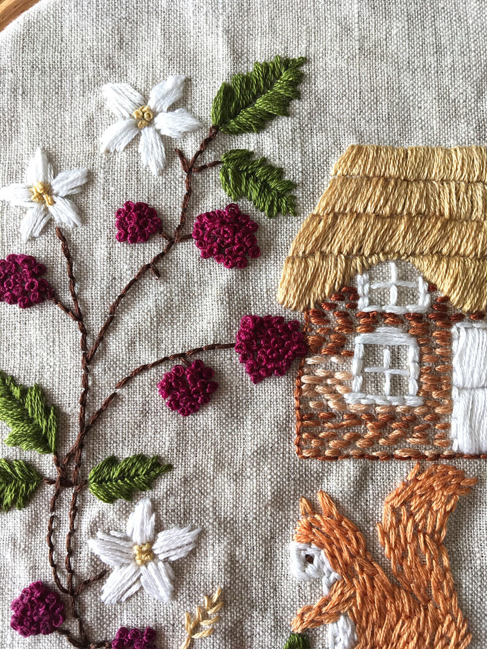 Bramble Cottage PDF Embroidery Pattern | Etsy