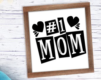 Number One Mom - Etsy