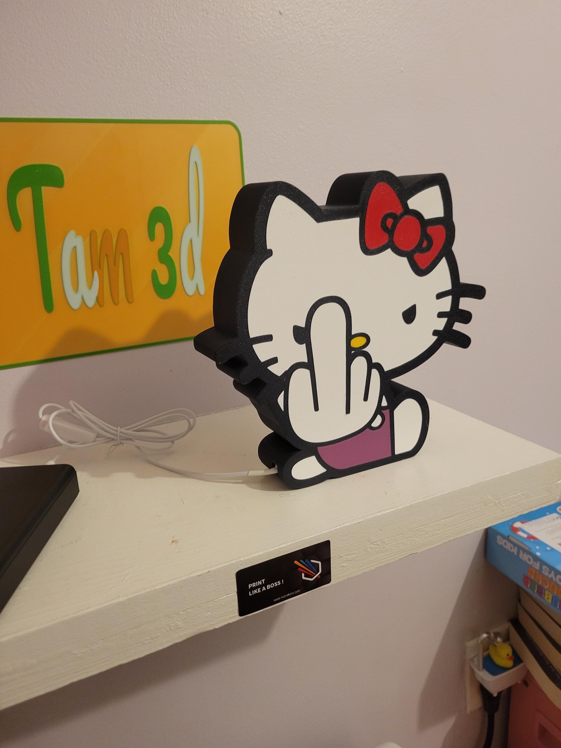 Hello Kitty Led Light - Etsy