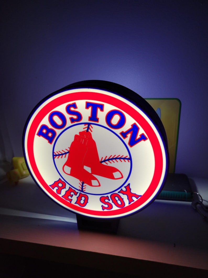 Boston Red Sox Led Light - Etsy