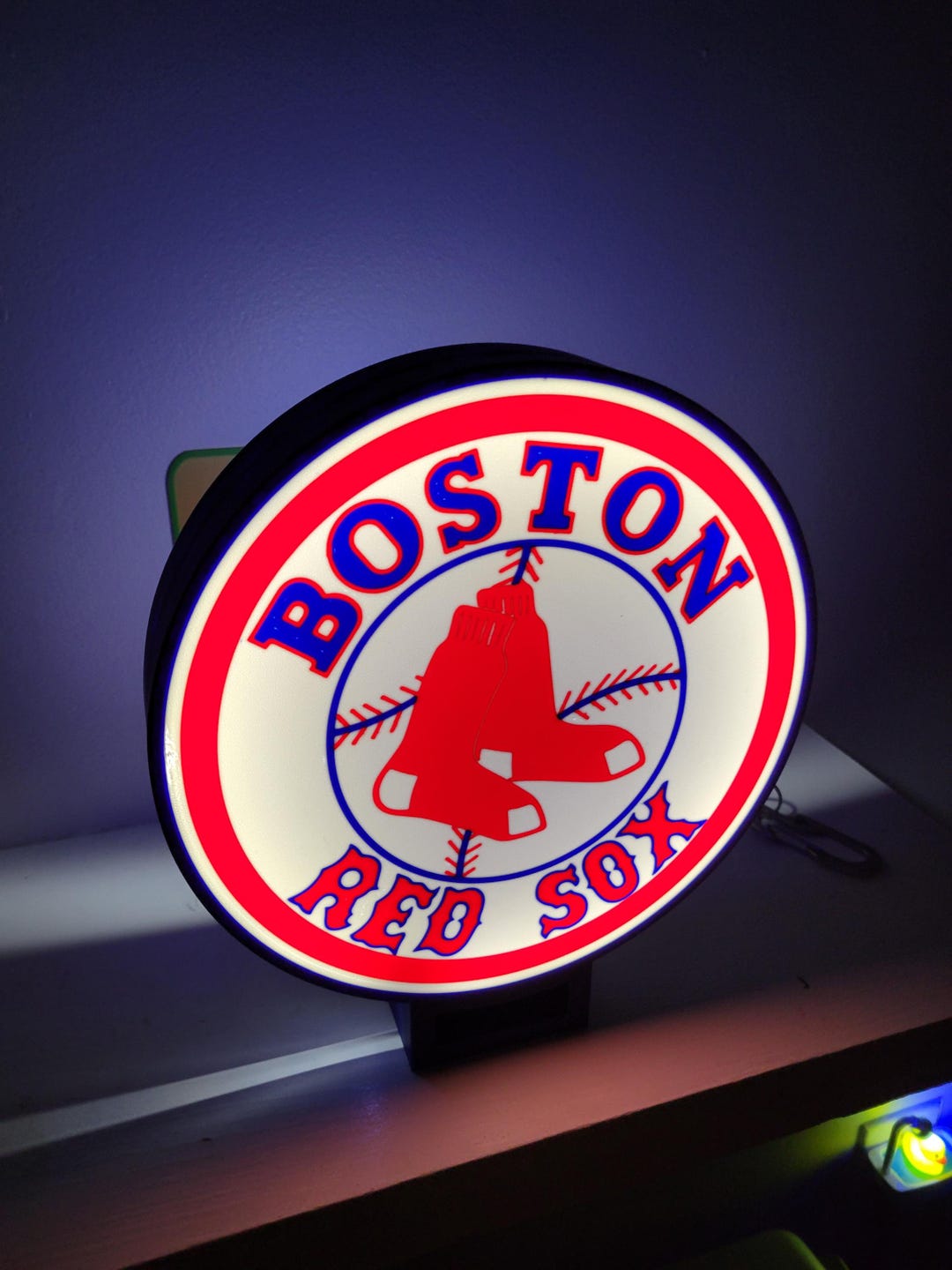 Boston Red Sox Led Light - Etsy