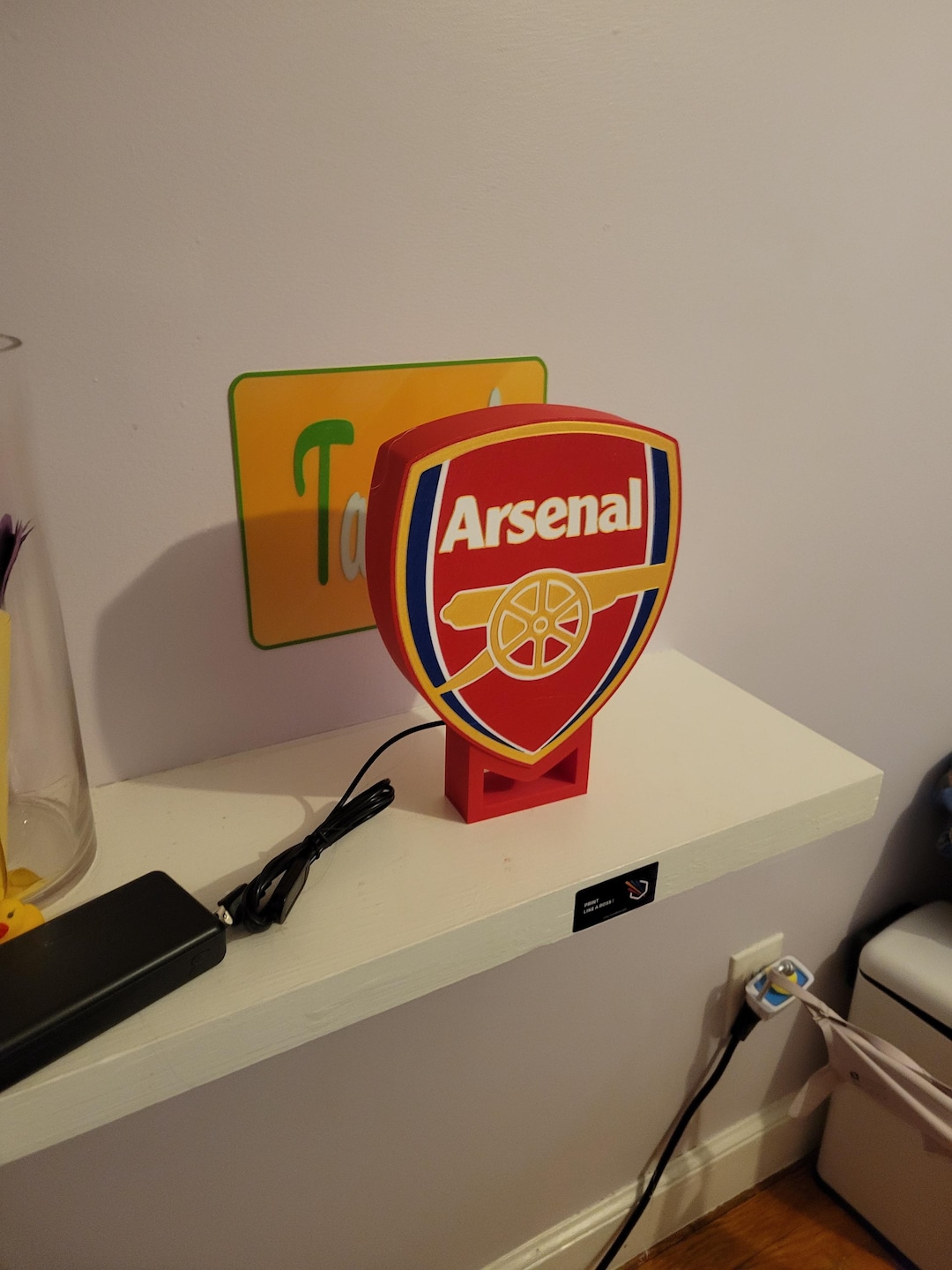 Arsenal Soccer Led Light - Etsy