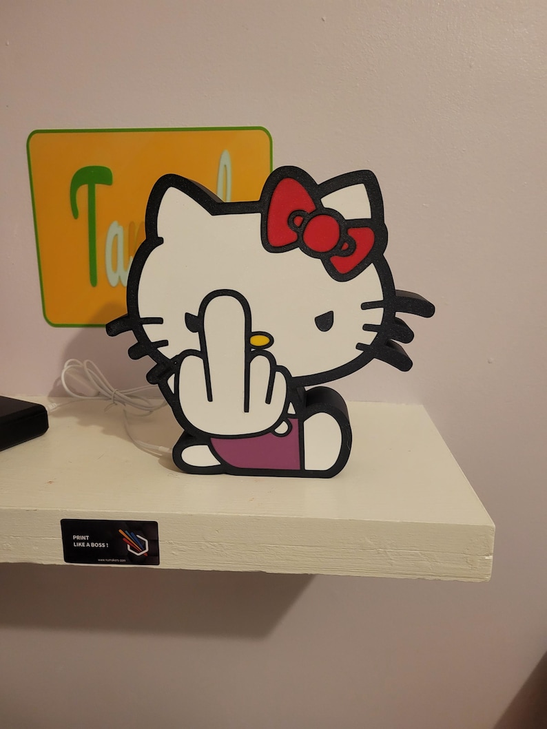 Hello Kitty Led Light - Etsy