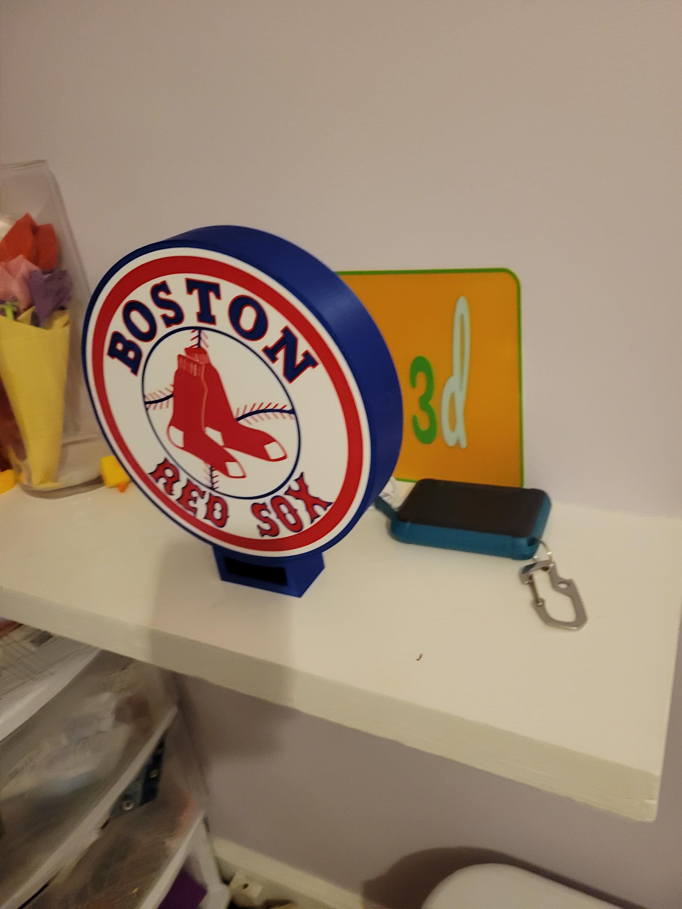 Boston Red Sox Led Light - Etsy