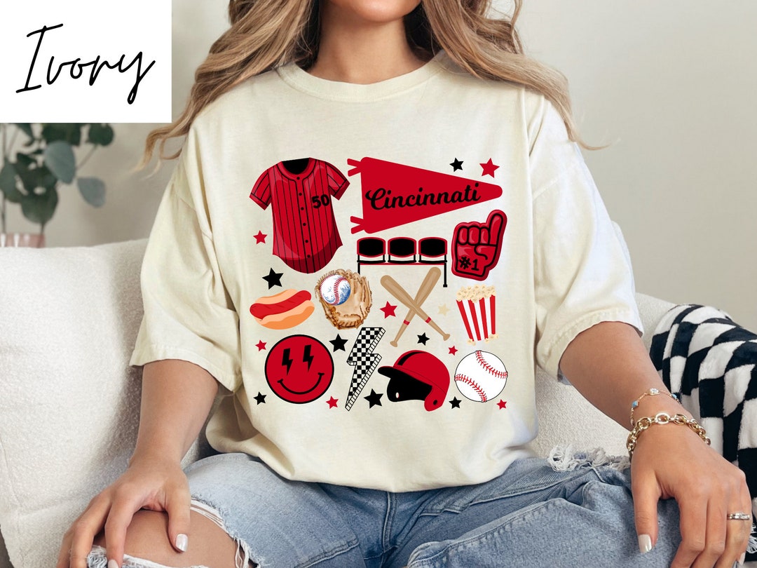 Cincinnati Baseball Tshirt for Cincinnati Baseball Fan Shirt Gift for ...