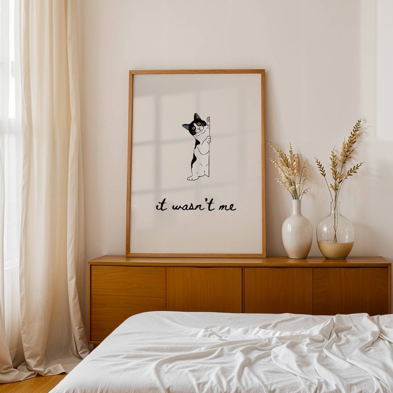 Motivational Cat Poster - Etsy