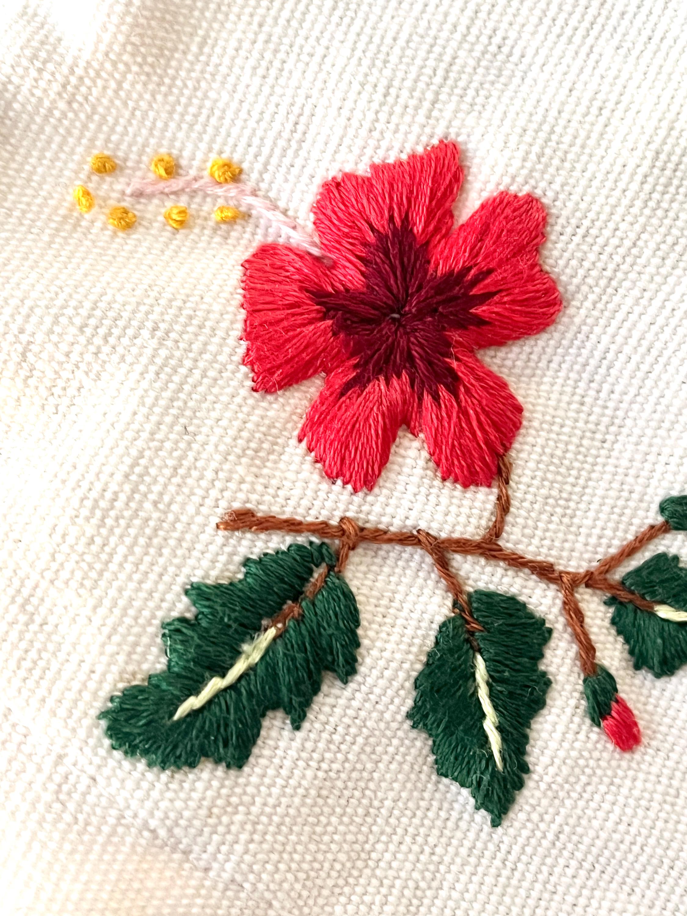 80s Bermuda Bag With Hibiscus Flower Cover - Etsy