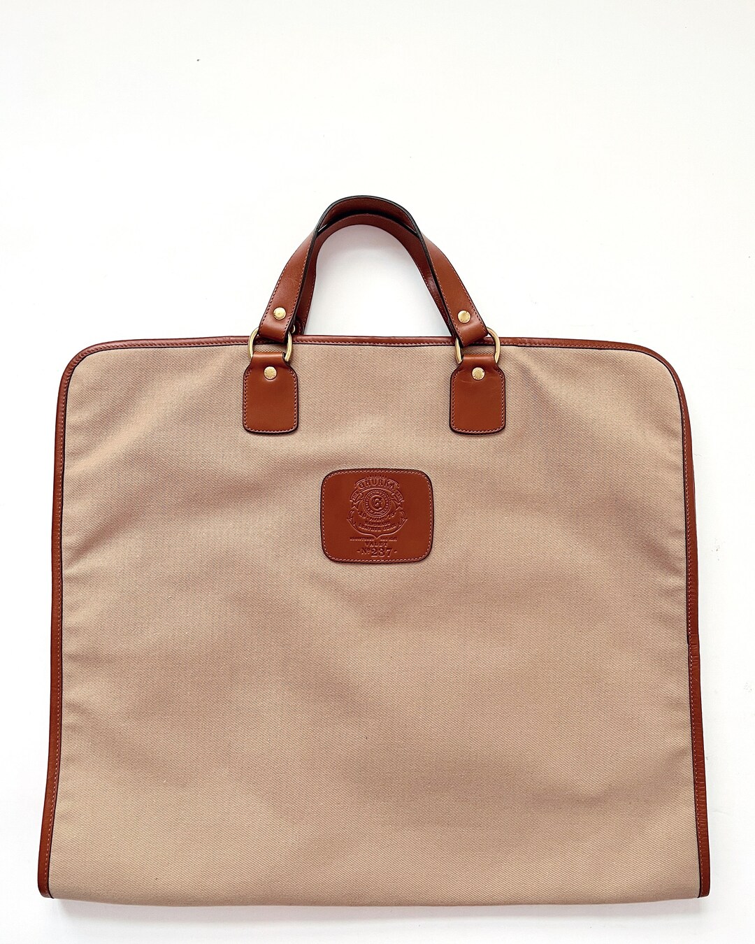 Vintage Ghurka Khaki Valet Bag With Plaid Lining - Etsy