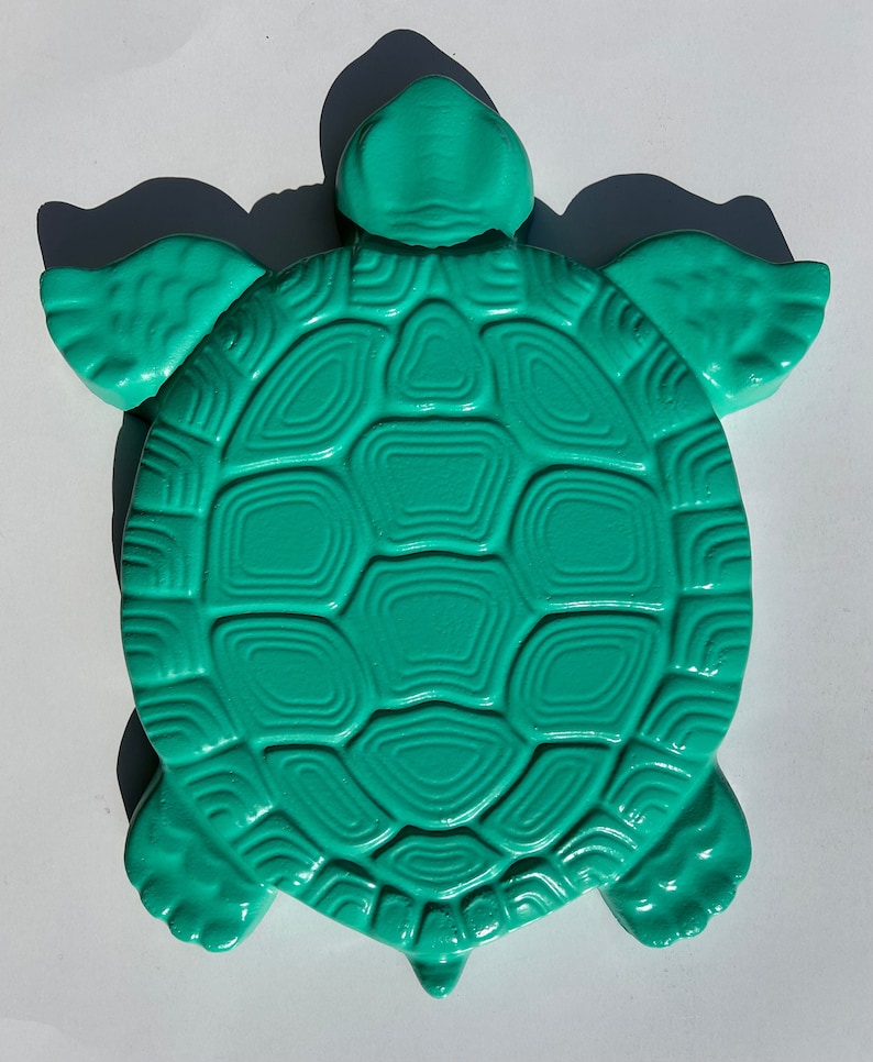 Turtle Stepping Stone Concrete, Outdoor Garden - Etsy