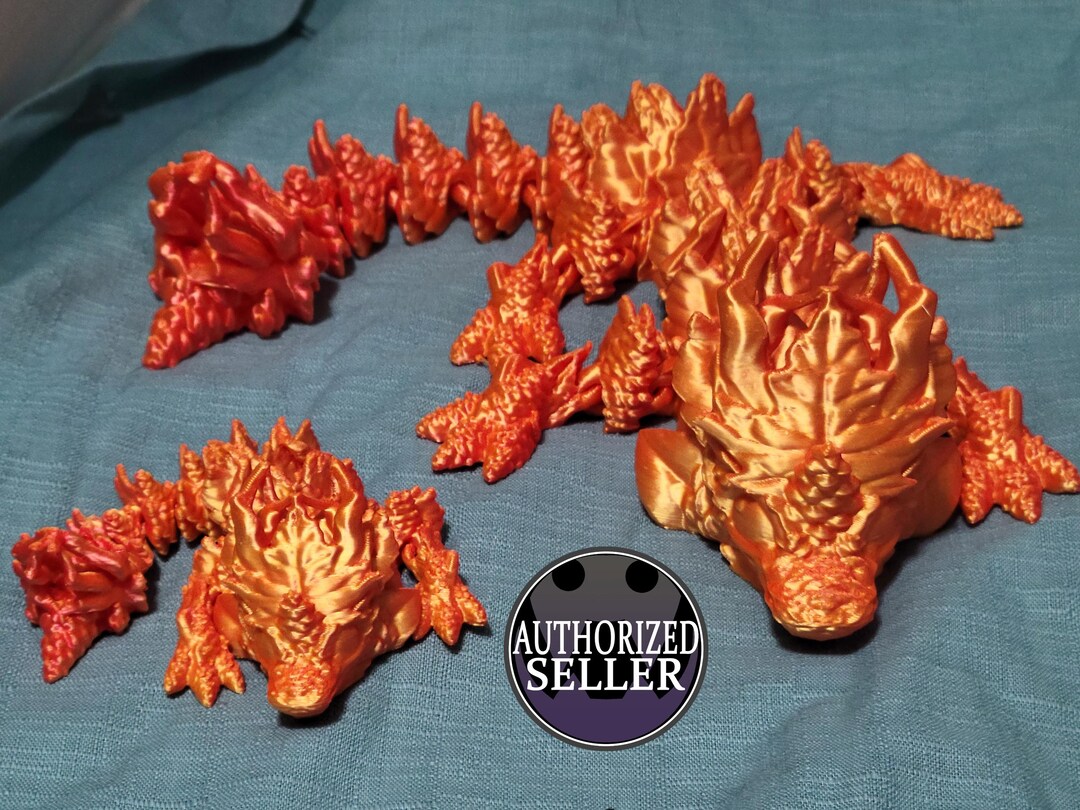 Autumn Dragon | Cinderwing 3D - Etsy