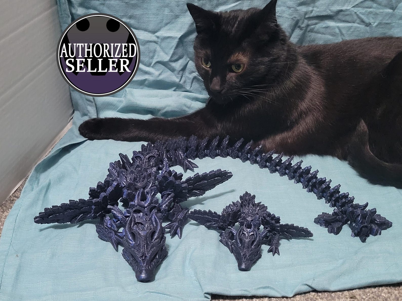 Lunar Winged Dragon | Cinderwing 3D - Etsy
