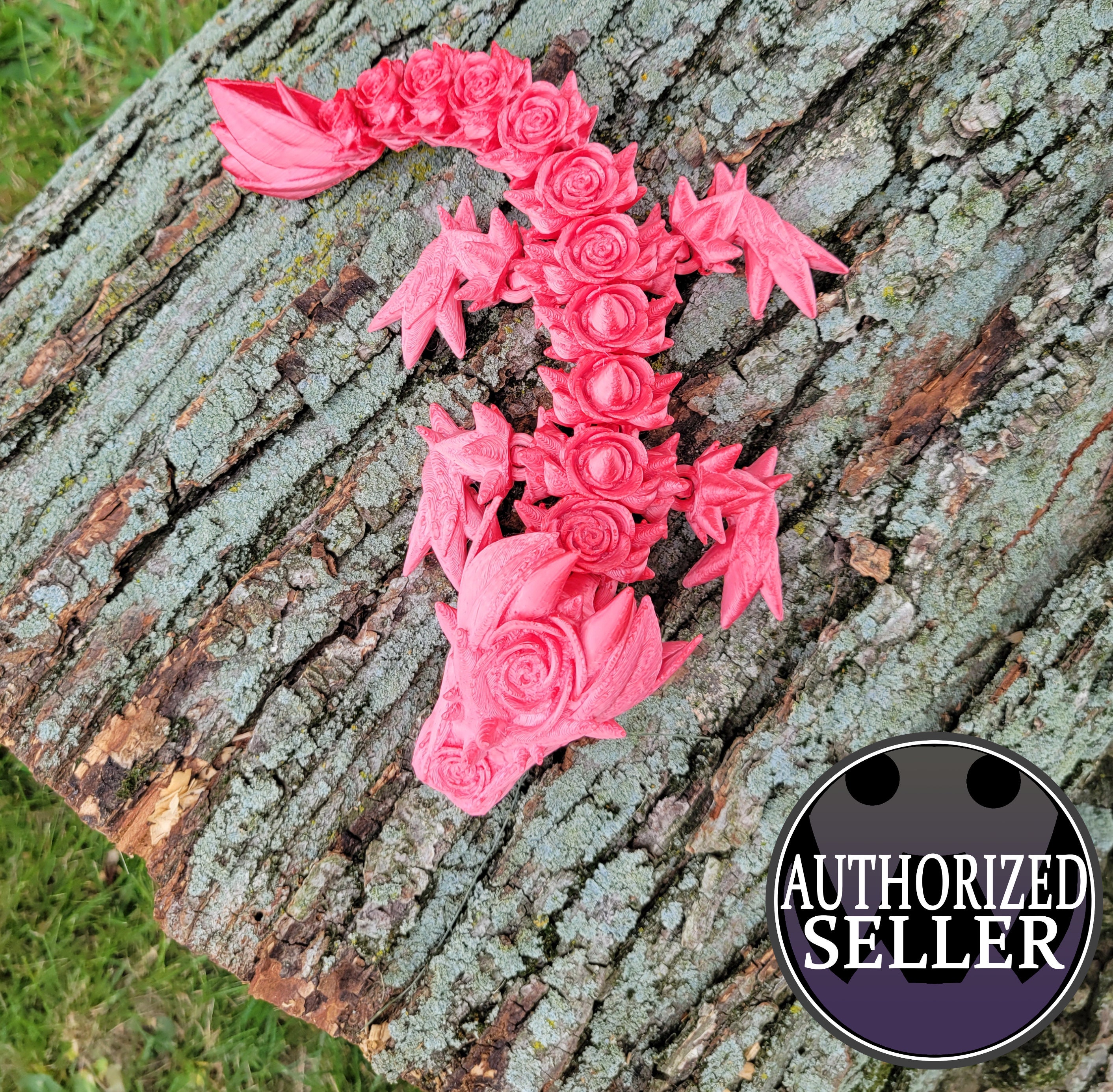 Rose Dragon | Cinderwing 3D - Etsy