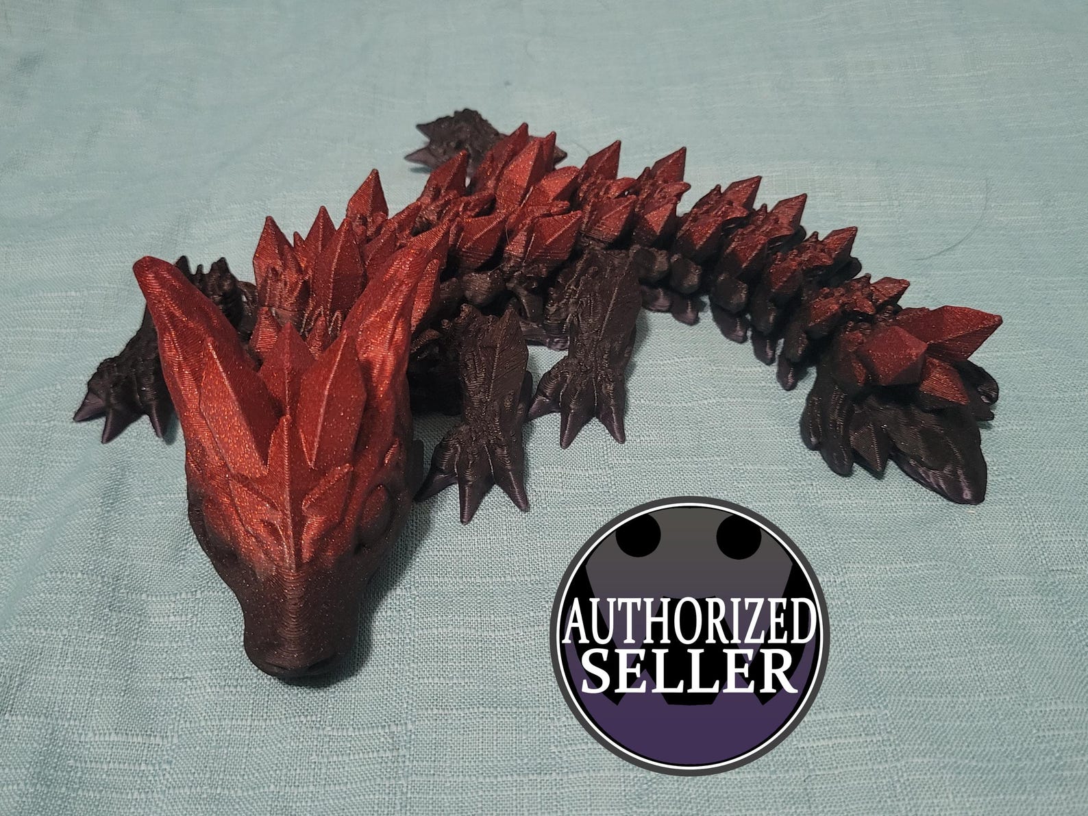 Crystal Wolf Dragon | Cinderwing 3D - Etsy