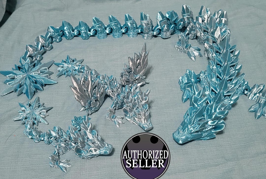 Winter Dragon | Cinderwing 3D - Etsy
